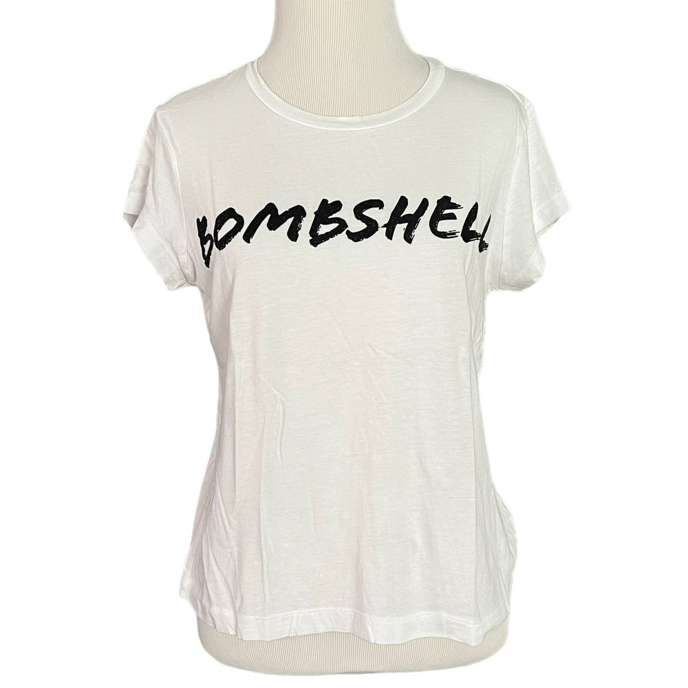 Victoria's Secret Bombshell Baby Tee Black Glitter Sm… - Gem